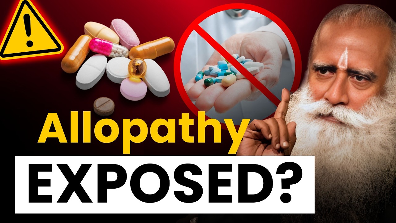 Sadhguru Corrects Scientist - 'Allopathy Is Useless!' - YouTube