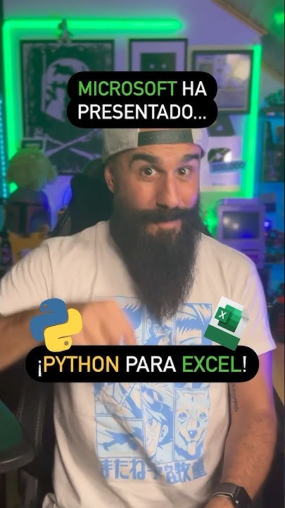Microsoft ha presentado Python para Excel! - YouTube