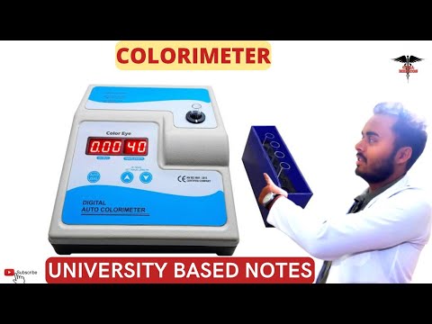 Colorimeter || Biochemistry analytical tool. - YouTube