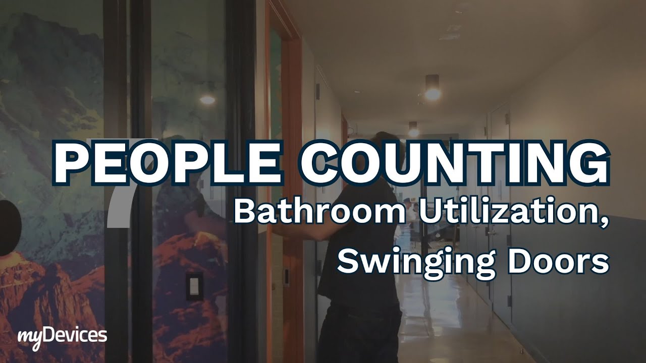People Counting - Bathroom Utilization, Swinging Doors - YouTube