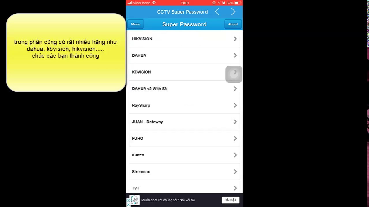 cctv super password dahua, kbvision, hikvision................. - YouTube