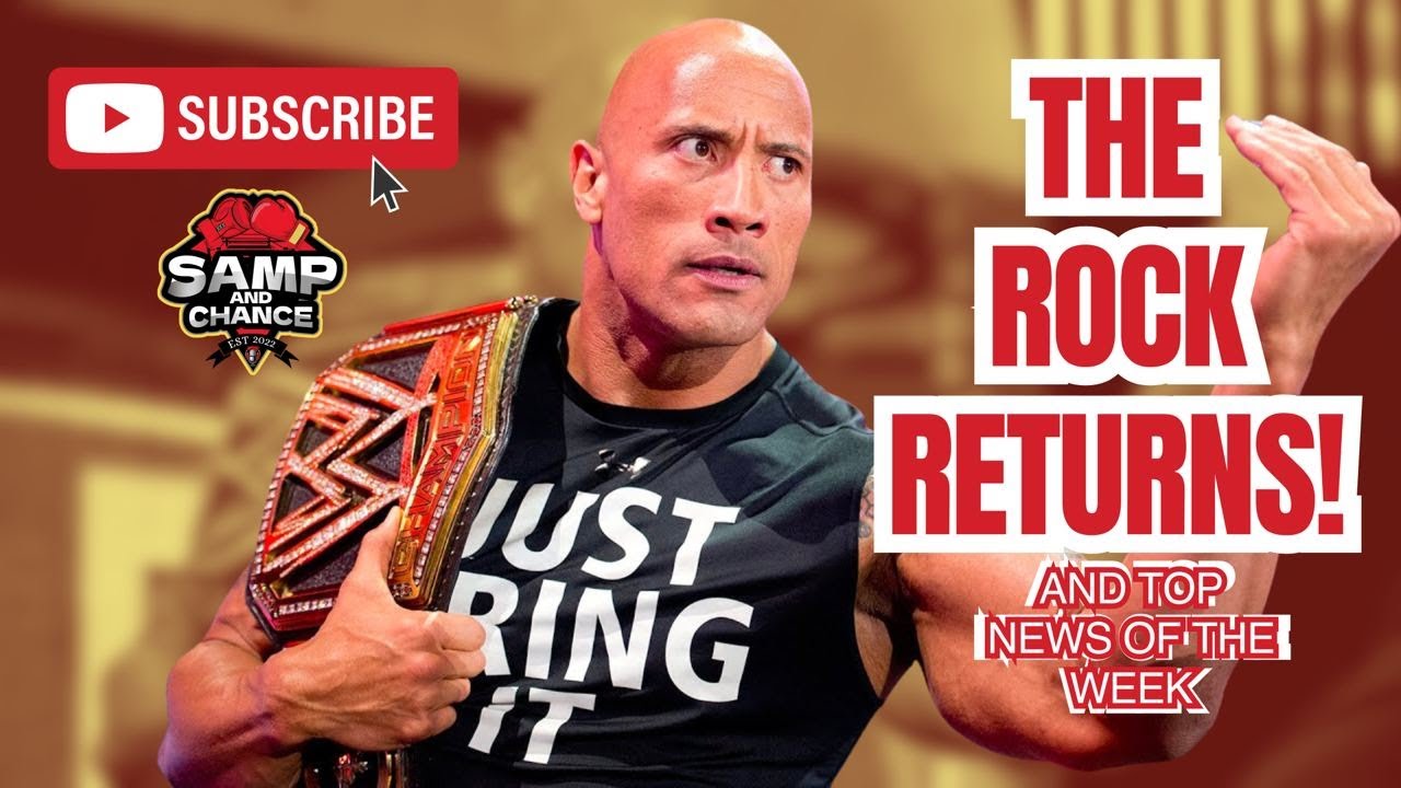Ep. 142 The Rock Returns and the Weeks Top News! - YouTube