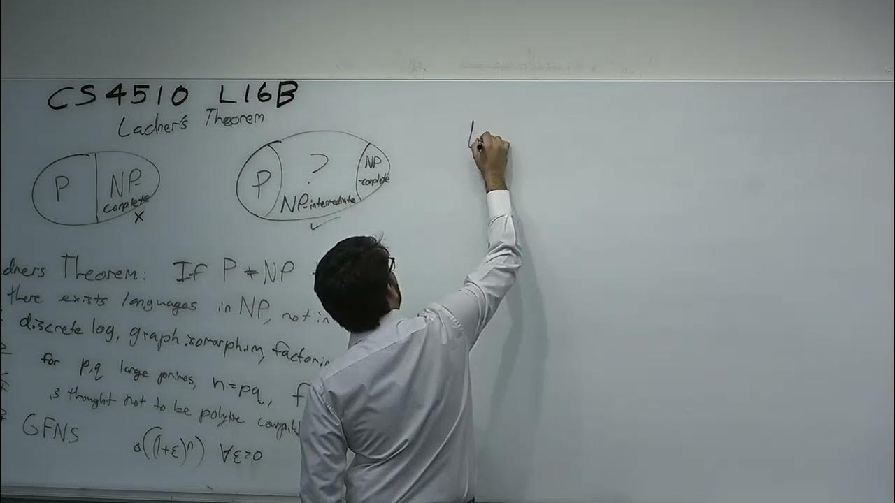 CS4510 L16B Ladner's Theorem - YouTube