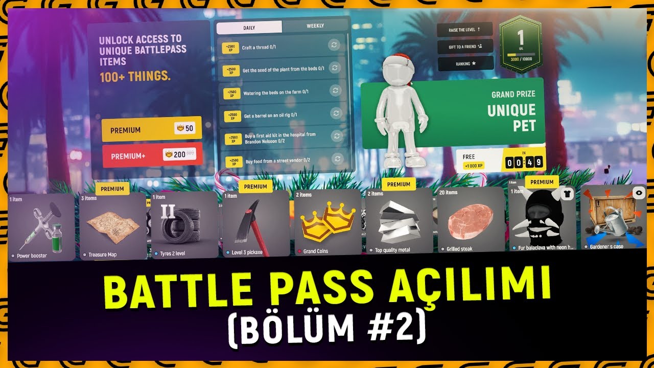GTA 5 RP - BATTLE PASS AÇILIMI #2 - (2025 Kış BP) - YouTube
