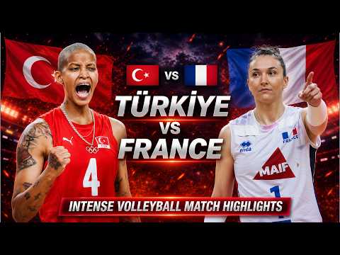 Turkiye vs France Epic Volleyball Highlights | Women's VNL 2026