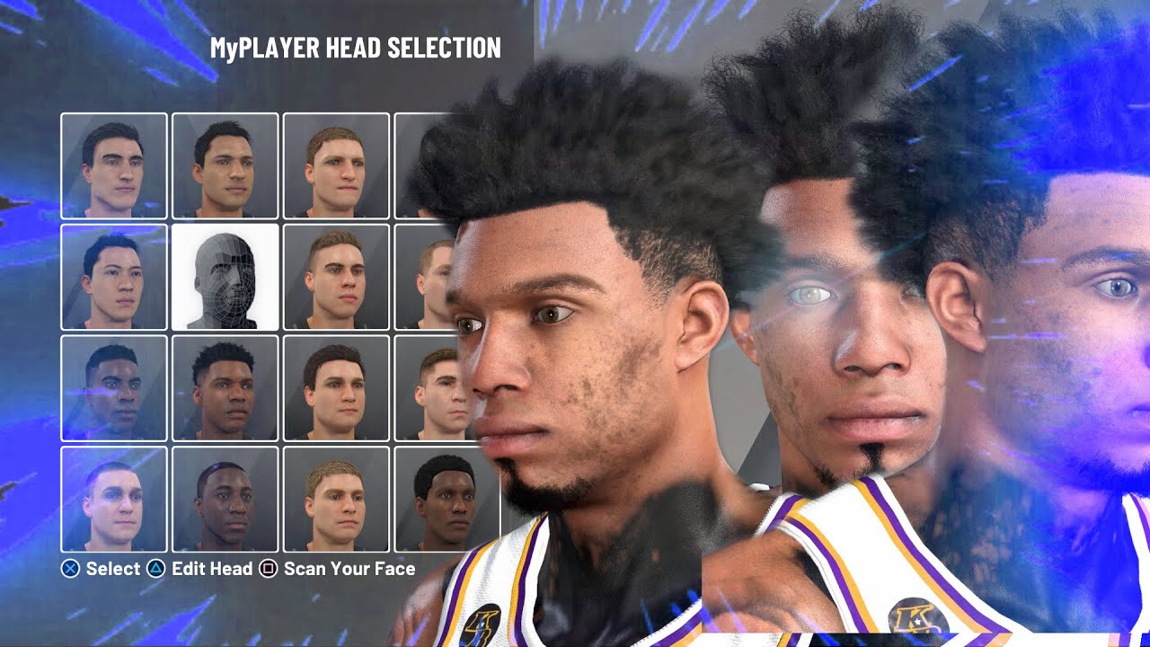 *New* Cheesy Stage Face Creation in nba 2K20 - YouTube