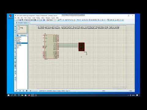 TUTORIAL CARA MEMBUAT 7SEGMENT TANGGAL LAHIR DI APLIKASI PROTEUS DAN MIDE - YouTube