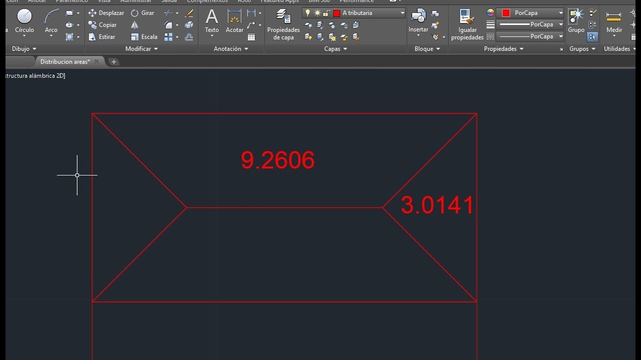 Áreas tributarias con autocad (fácil y rapido) - YouTube