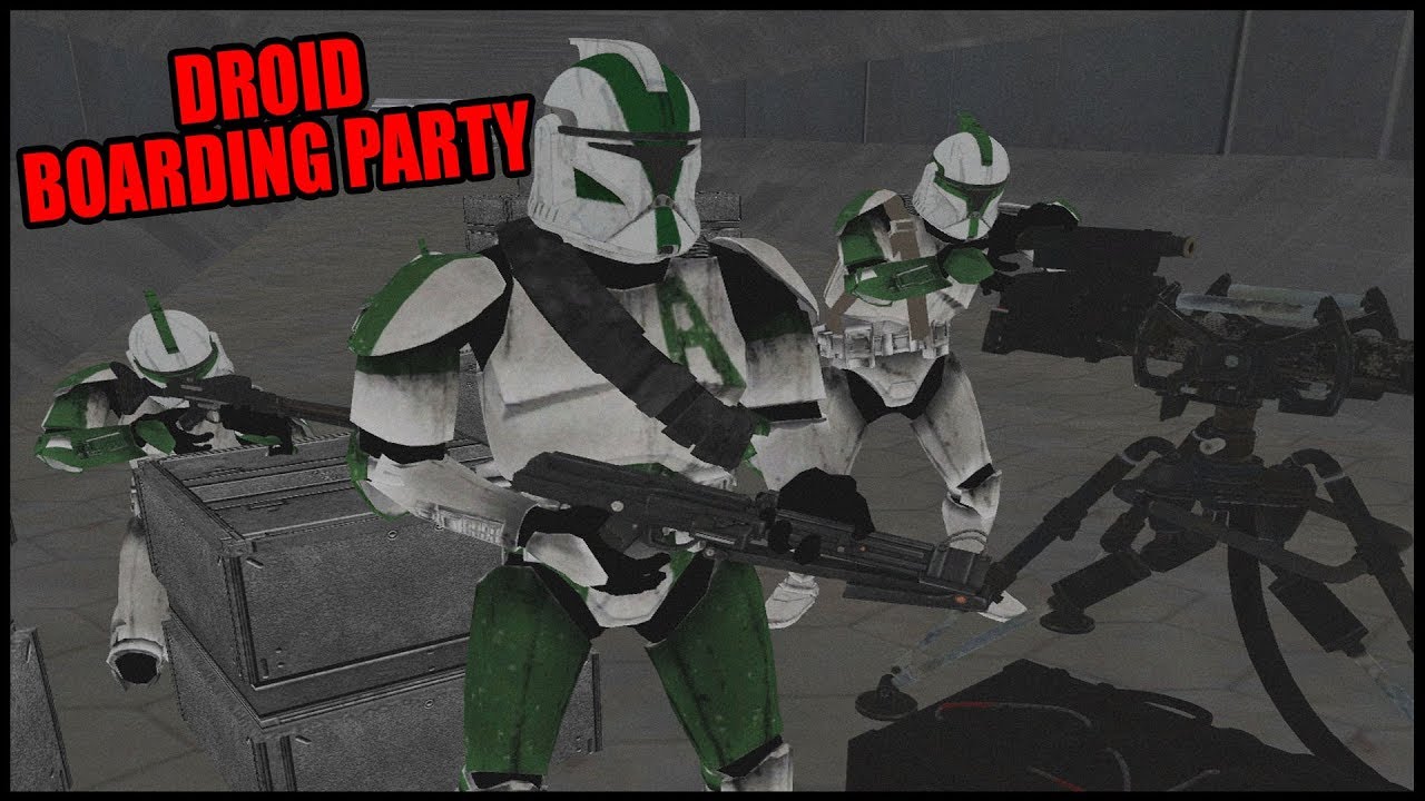 Gree's Clones Hold off Droid Army Boarding Party! - Men of War: Clone ...
