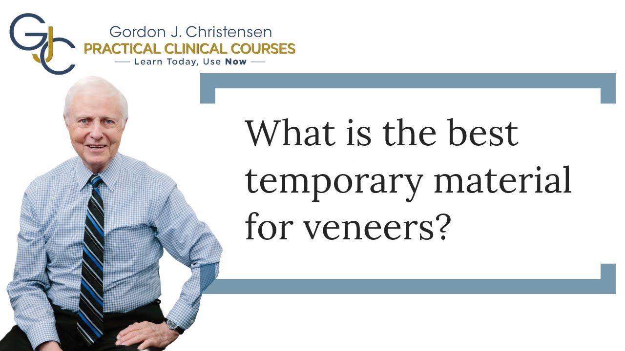 What is the best temporary material for veneers? - YouTube