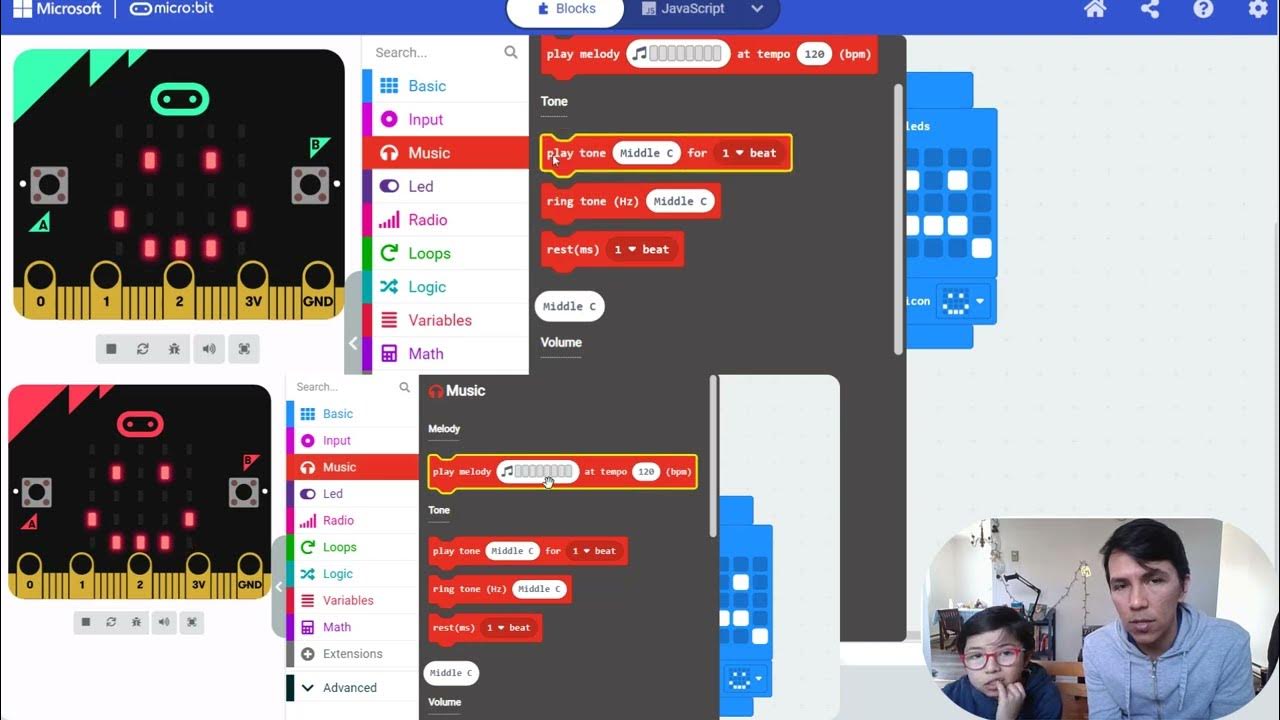 Tutorial 1. Programación para niños y niñas, Crea una animación con Microbit - YouTube