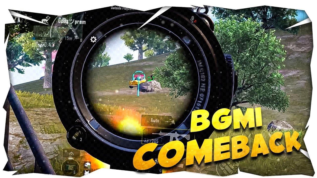 BGMI COMEBACK MONTAGE || IPHONE 12 || #bgmicomeback #dparmyop - YouTube