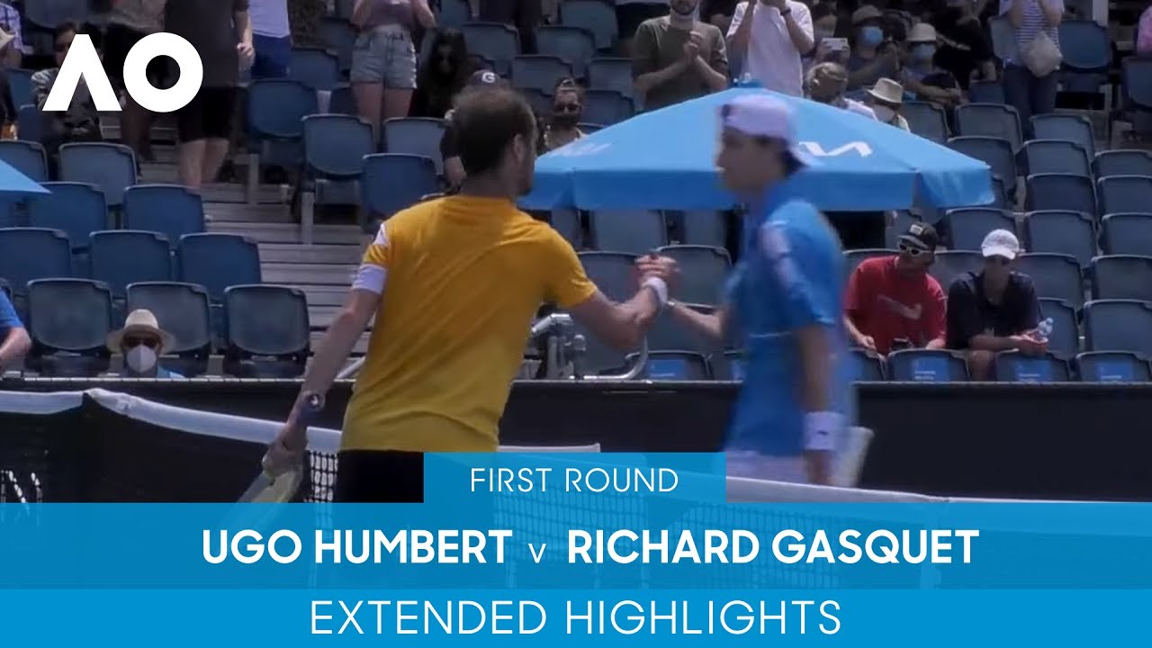 Ugo Humbert v Richard Gasquet Extended Highlights (1R) | Australian ...