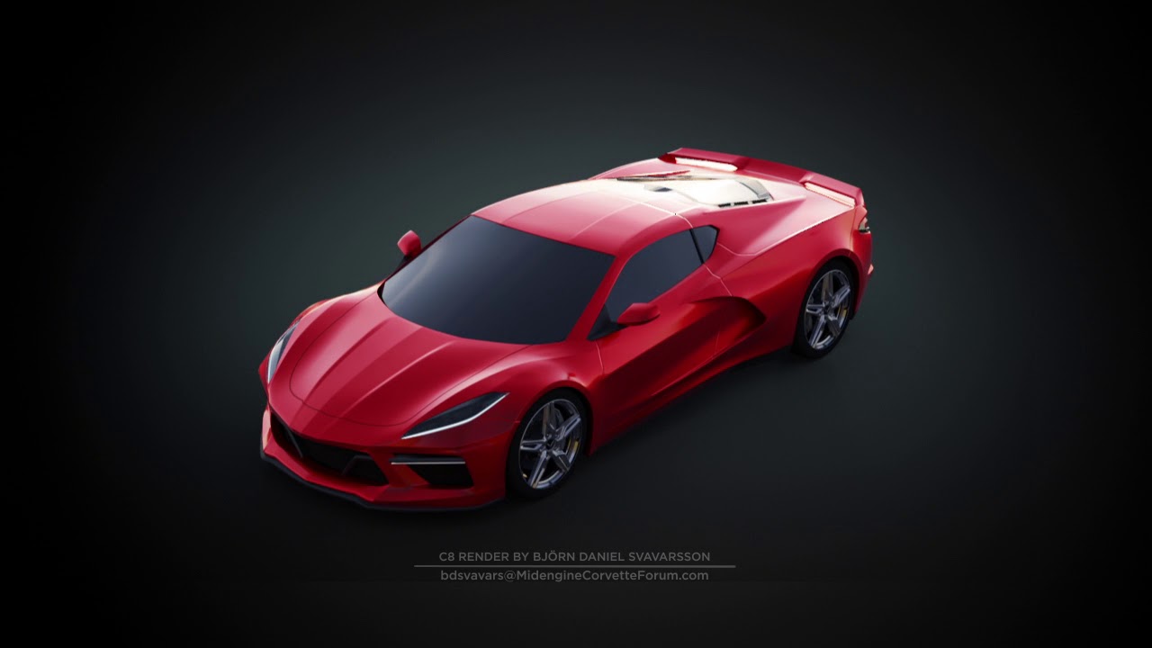 c8 Corvette 360 updated render - YouTube