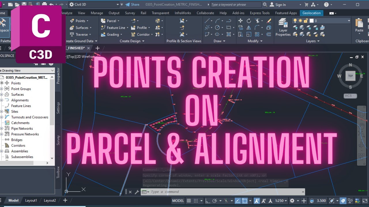3.7 How to Create Manual Points with Civil 3d Point Creation Tools ...