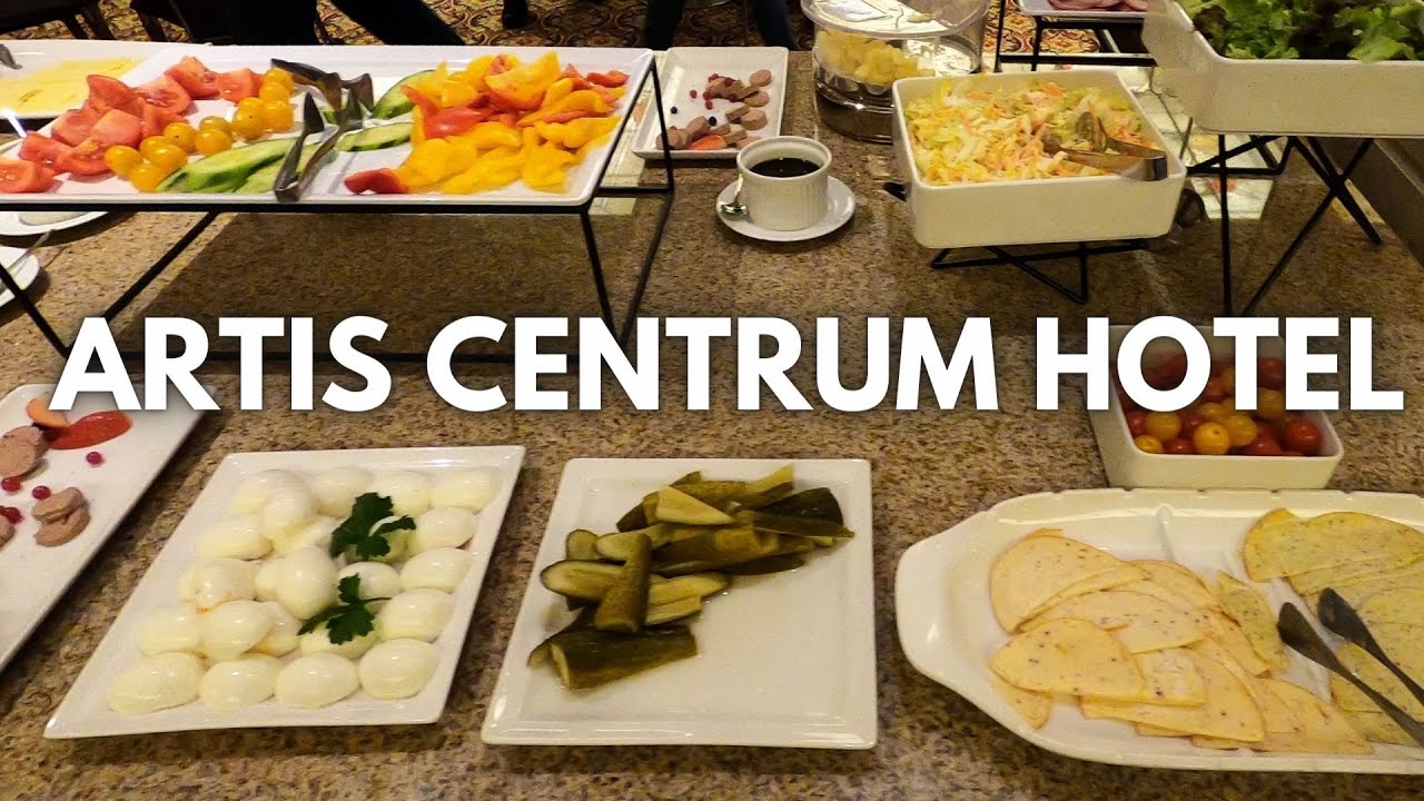 ARTIS CENTRUM HOTEL - VILNIUS Lithuania - Room - Buffet - YouTube