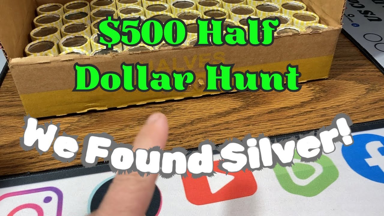 We Found SILVER!! $500 Half Dollar Hunt with my Kids!! - YouTube