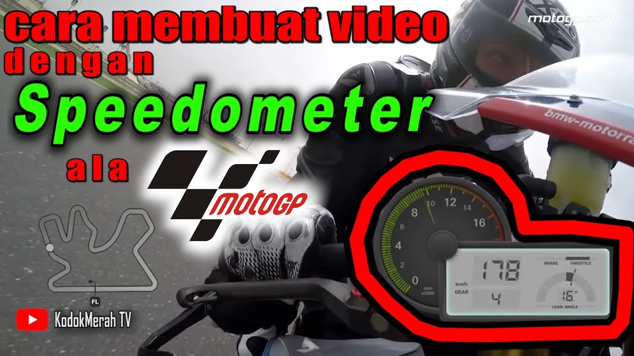 Cara Buat Speedometer di Video ala MotoGP - YouTube