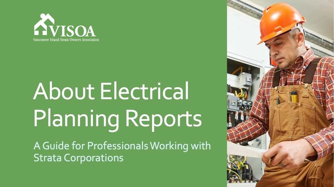 Electrical Planning Reports - A Guide for Professionals Working with BC ...