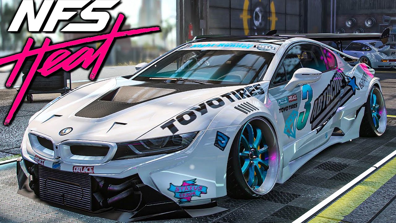 NFS HEAT - BMW I8 com BODY KITS K.S ficou INCRÍVEL! (MOD PROJECT UNITE ...