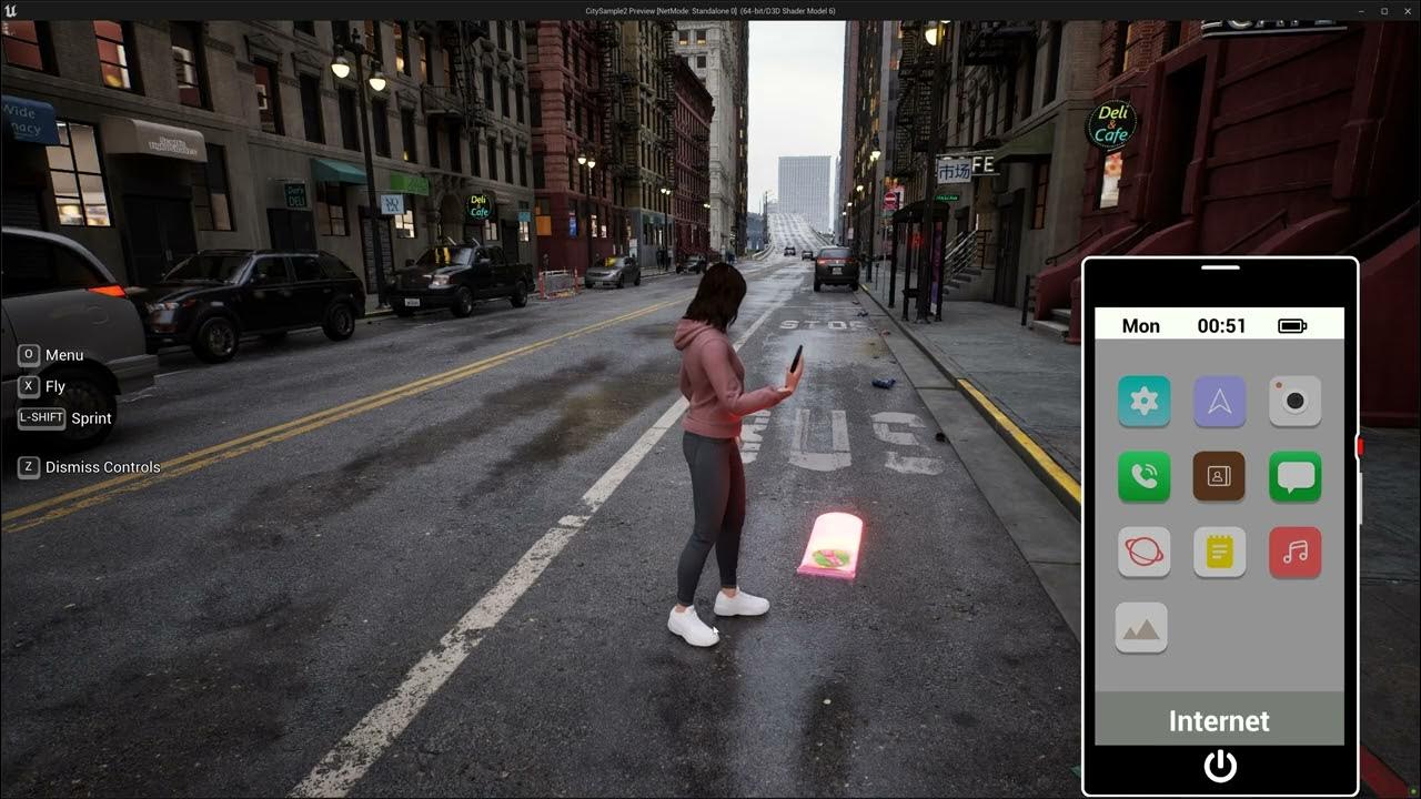 Unreal Engine 5.1 - City Sample Project - Customizings - 4K - YouTube