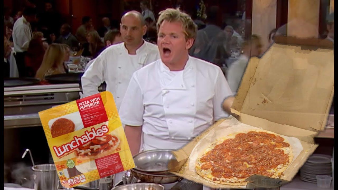 We Made a Giant Lunchables Pizza - YouTube