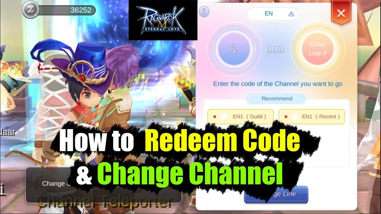 Ragnarok M: Eternal Love How to Redeem Code & Change Channel - YouTube