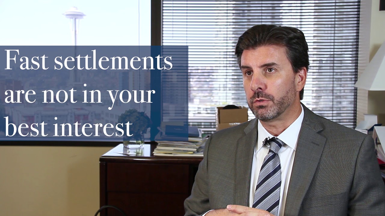 The Truth About Quick Settlements - Seattle Attorney Chris Davis - YouTube