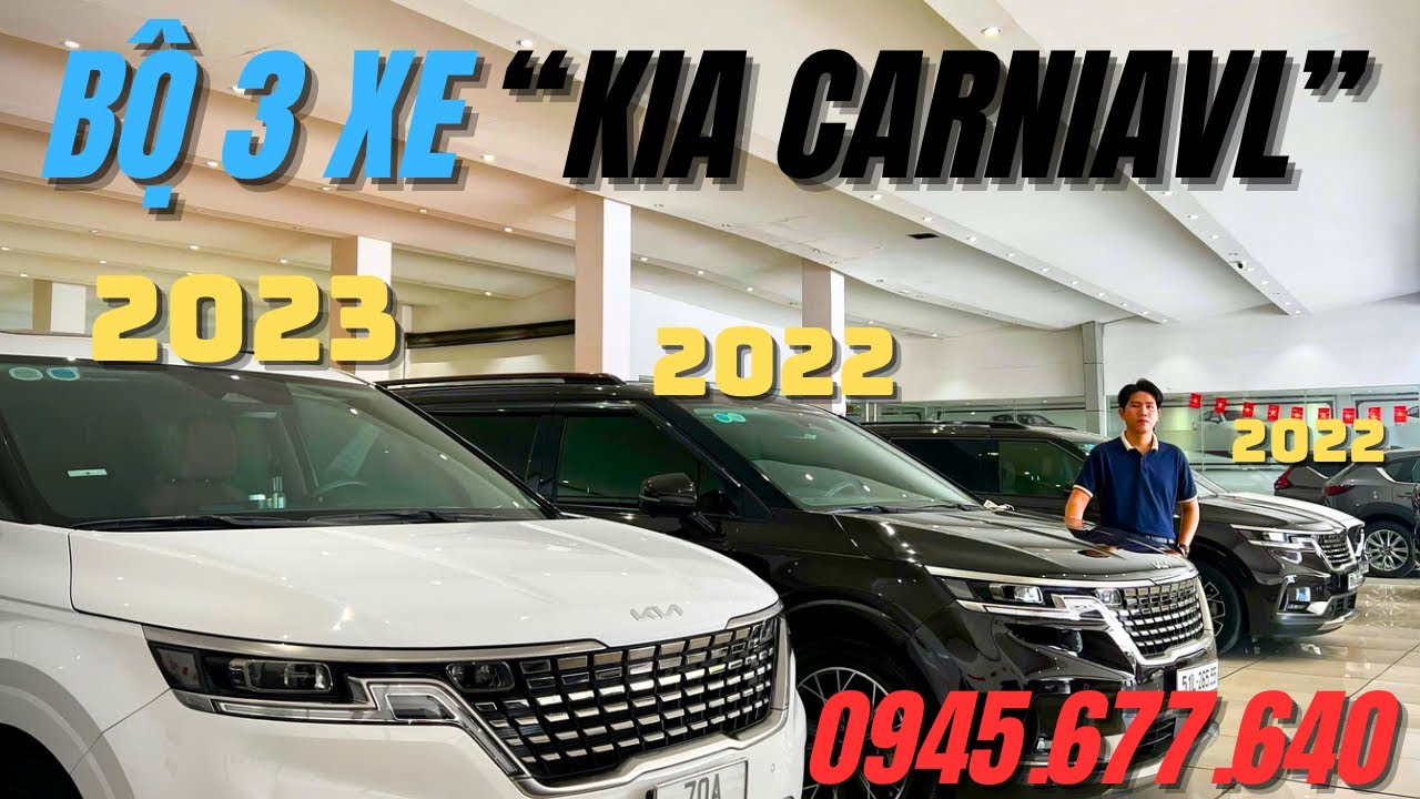 BỘ 3 XE “ KIA CARNIVAL “ XE LƯỚT - XE ĐẸP - GIÁ TỐT - YouTube