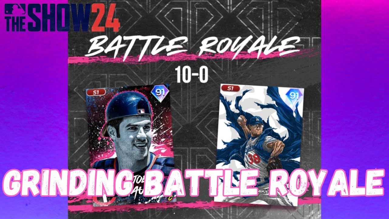 Grinding Battle Royale! MLB The Show 24 - YouTube