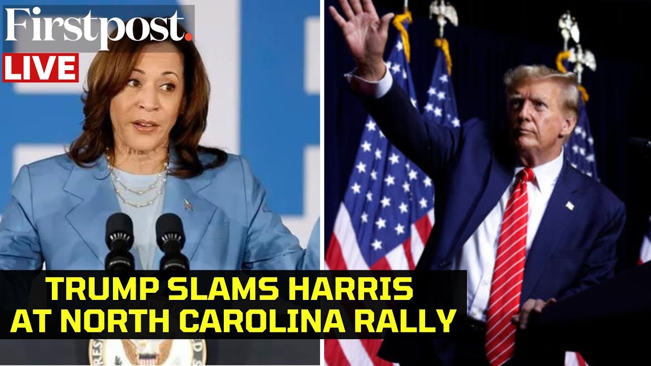 LIVE: Trump lashes out at Kamala Harris, Uses Tic Tac to Demonstrate ...