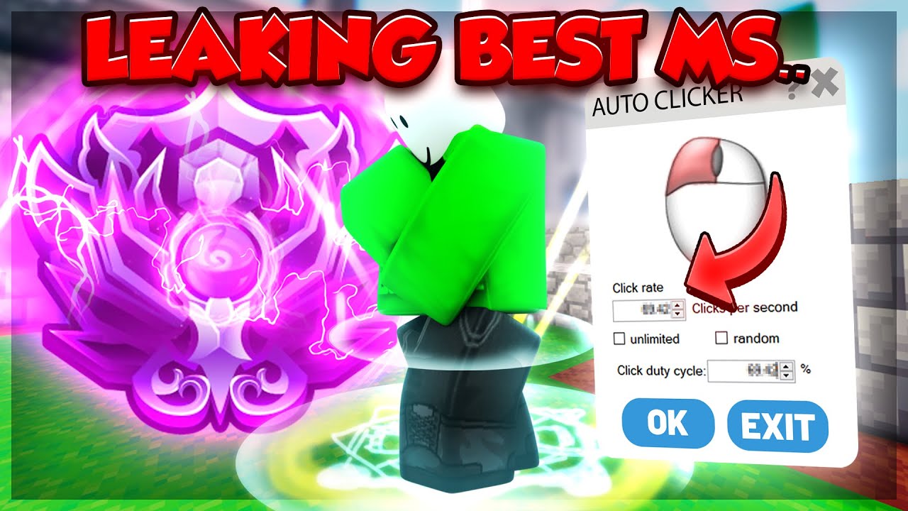 LEAKING THE ACTUAL BEST CPS For PVP In Roblox Bedwars.. - YouTube