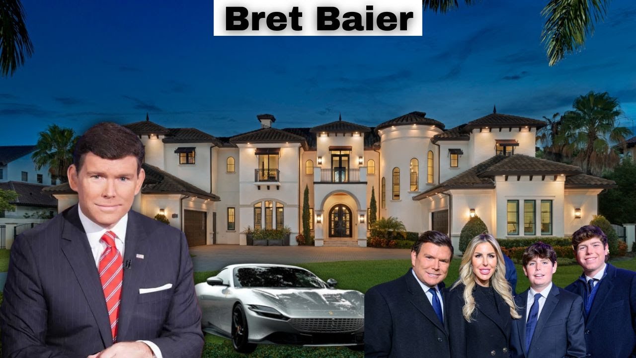 Bret Baier's Lifestyle 2025 ★ House Tour, Wife, 2 Children, Age 54 ...