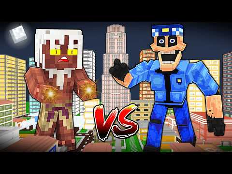 HÜSAMETTİN VS CANAVAR KEREM KOMİSER! 😱 - Minecraft