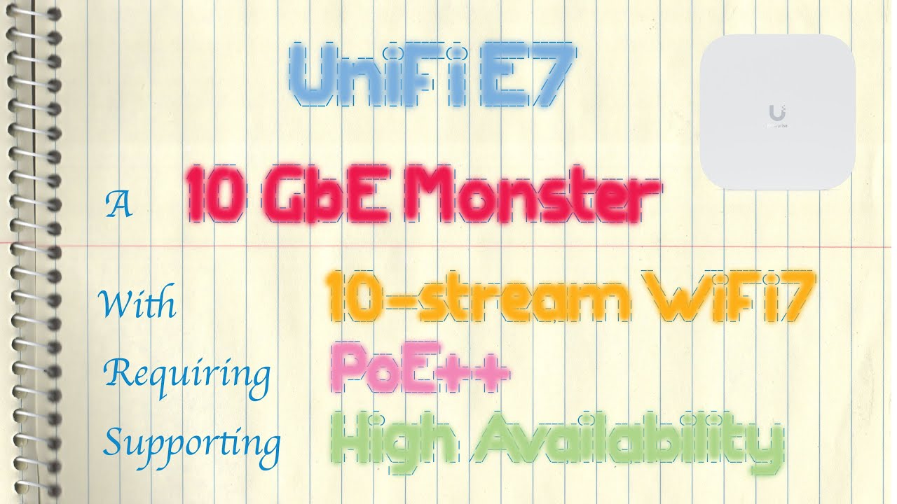 Ubiquiti UniFi E7 WiFi 7 Access Point - YouTube