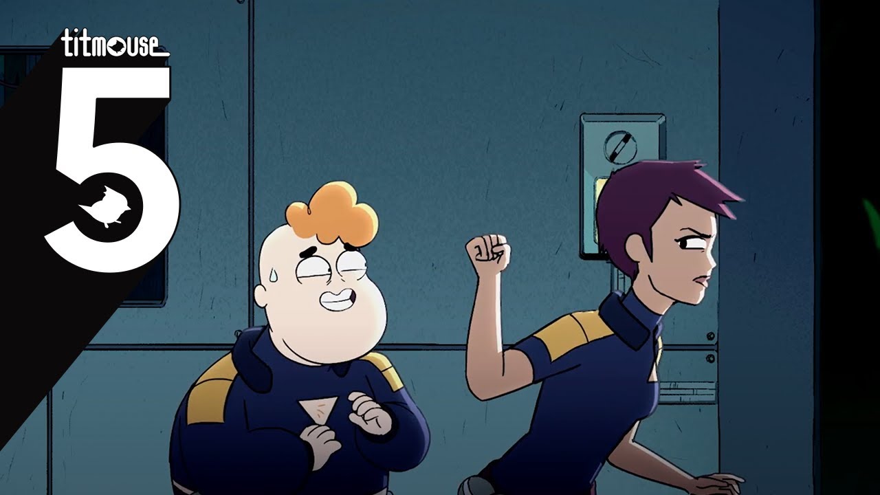 SPACE GHOSTS by Alex Pelletier - Titmouse 5 Second Day - YouTube