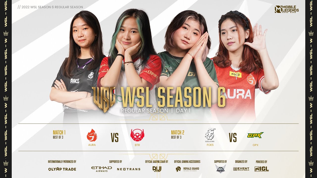 [LIVE] WSL S6 REG SEASON MINGGU PERTAMA HARI PERTAMA - GPX BASRENG VS ...