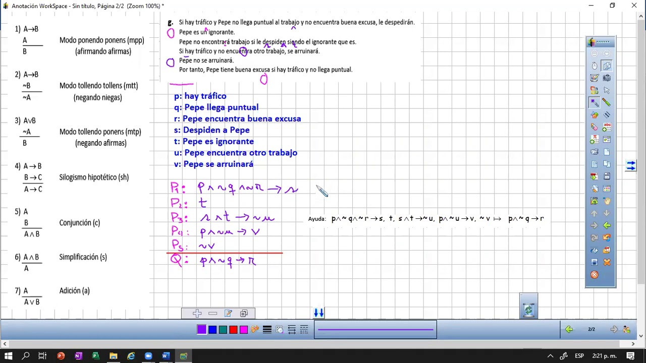Razonamientos 1 - YouTube