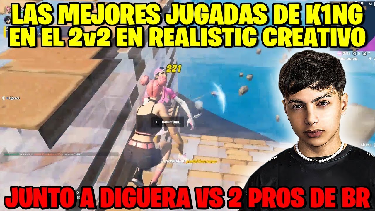 LAS MEJORES JUGADAS DE K1NG EN SU ENFRENTAMIENTO JUNTO A DIGUERA CONTRA ...