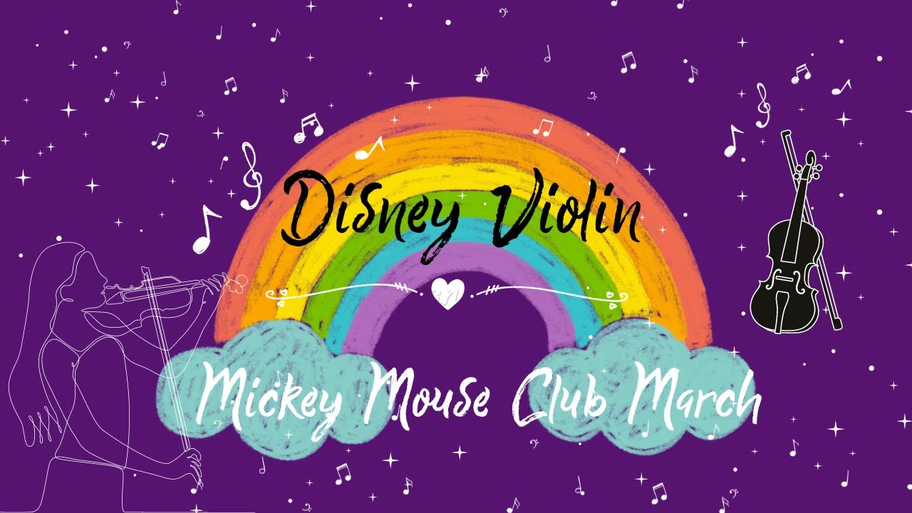 Disney Violin Mickey Mouse club march - YouTube