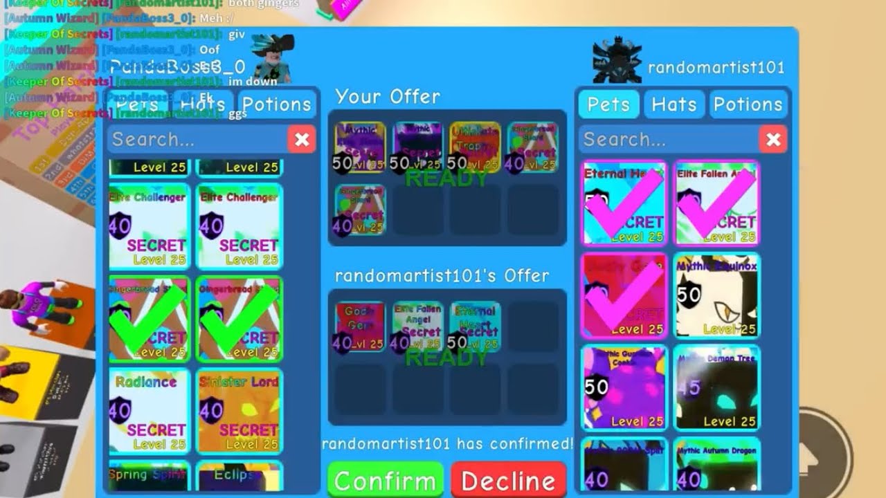 ZOMG’s BIGGEST MYTHIC SECRET PET TRADES IN BGS ROBLOX!! *INSANE* - YouTube