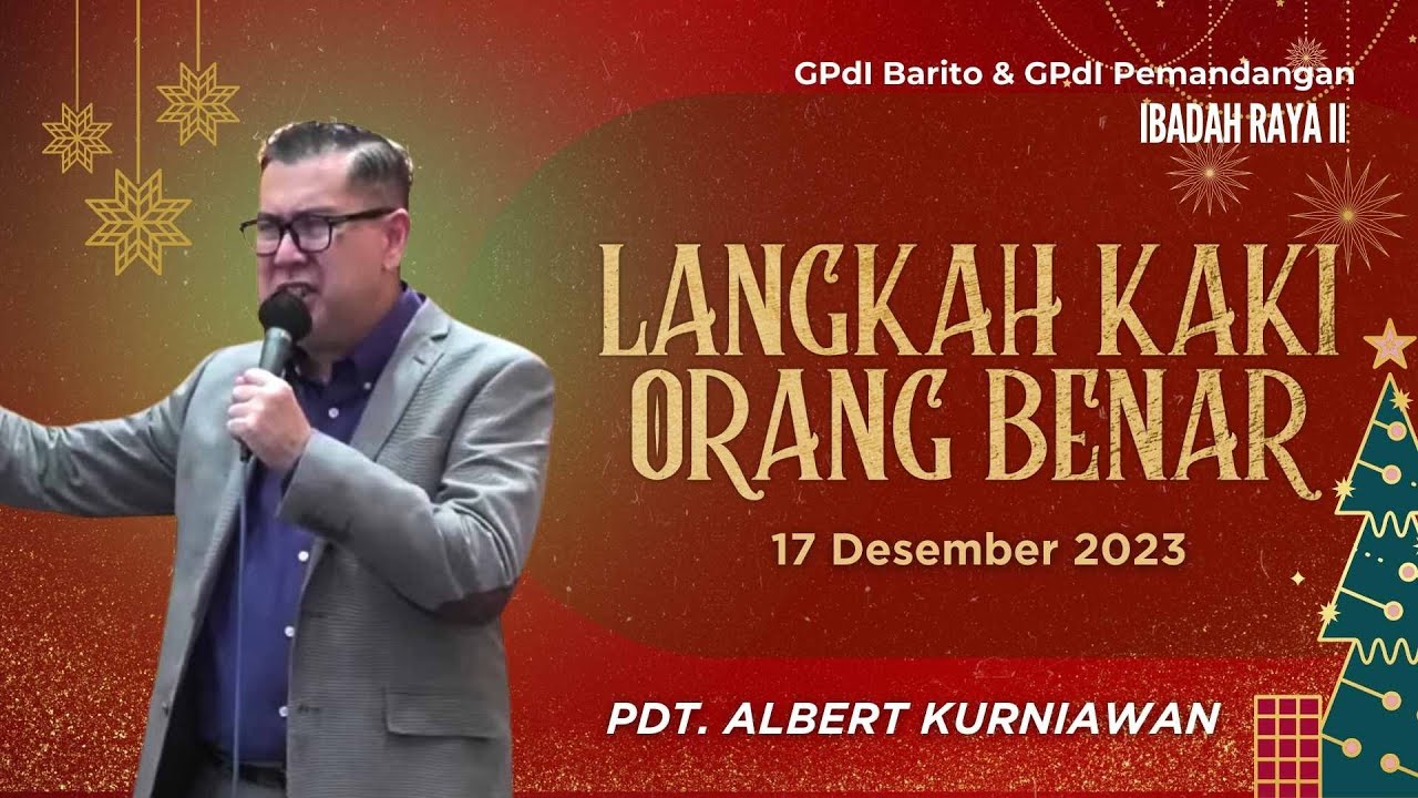 Ibadah Raya Gpdi Barito And Gpdi Pemandangan Minggu 17 Desember 2023