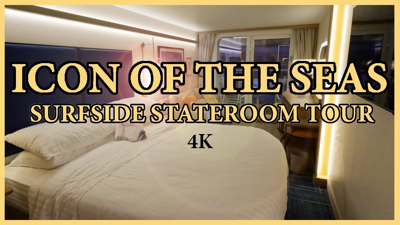 4K Icon of the Seas Surfside Balcony Room Tour - 9739 - YouTube
