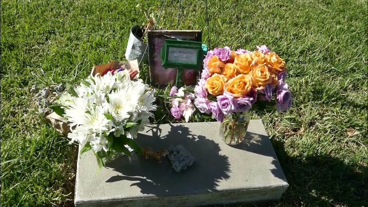 James Michael Tyler Grave Hollywood Forever Cemetery Los Angeles California USA October 25, 2022 ...