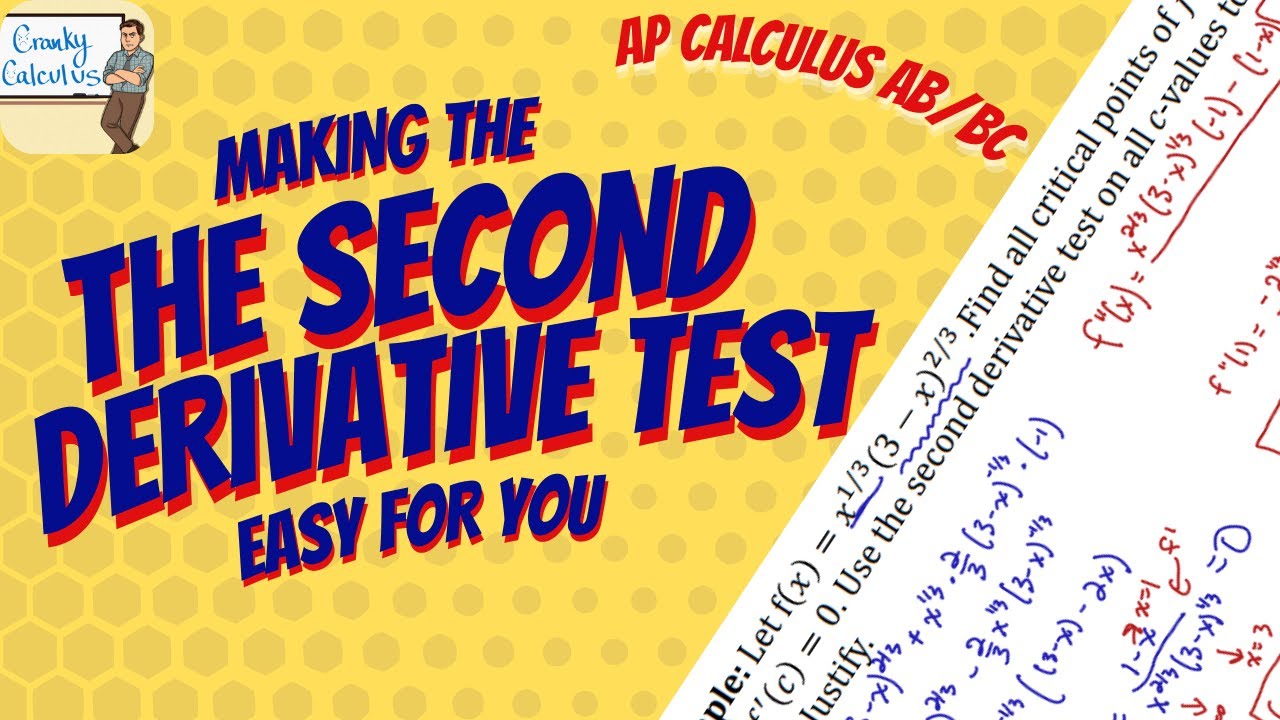 The Second Derivative Test and How it is Used | AP Calculus AB/BC - YouTube