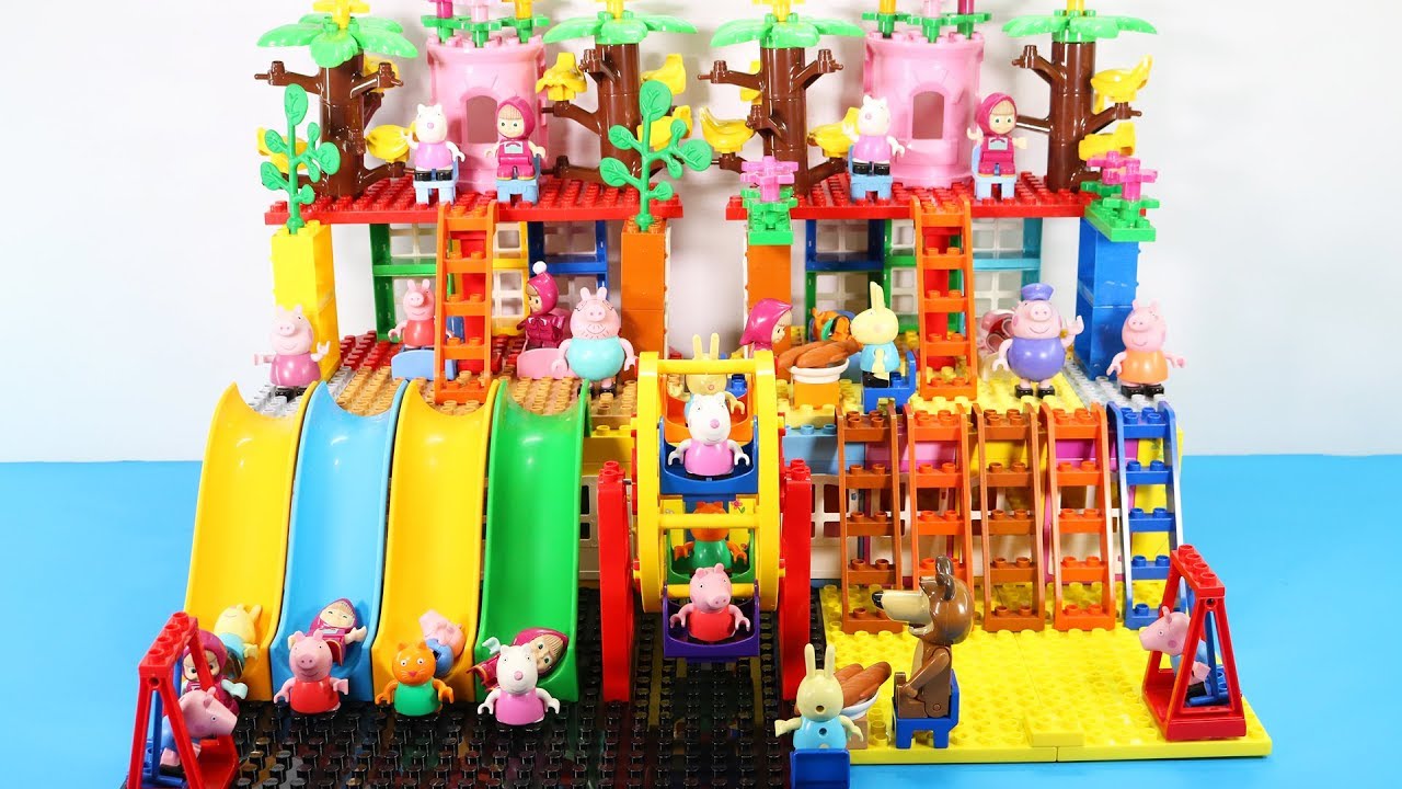 Lego House With Water Slide - Lego House Building #3 - YouTube