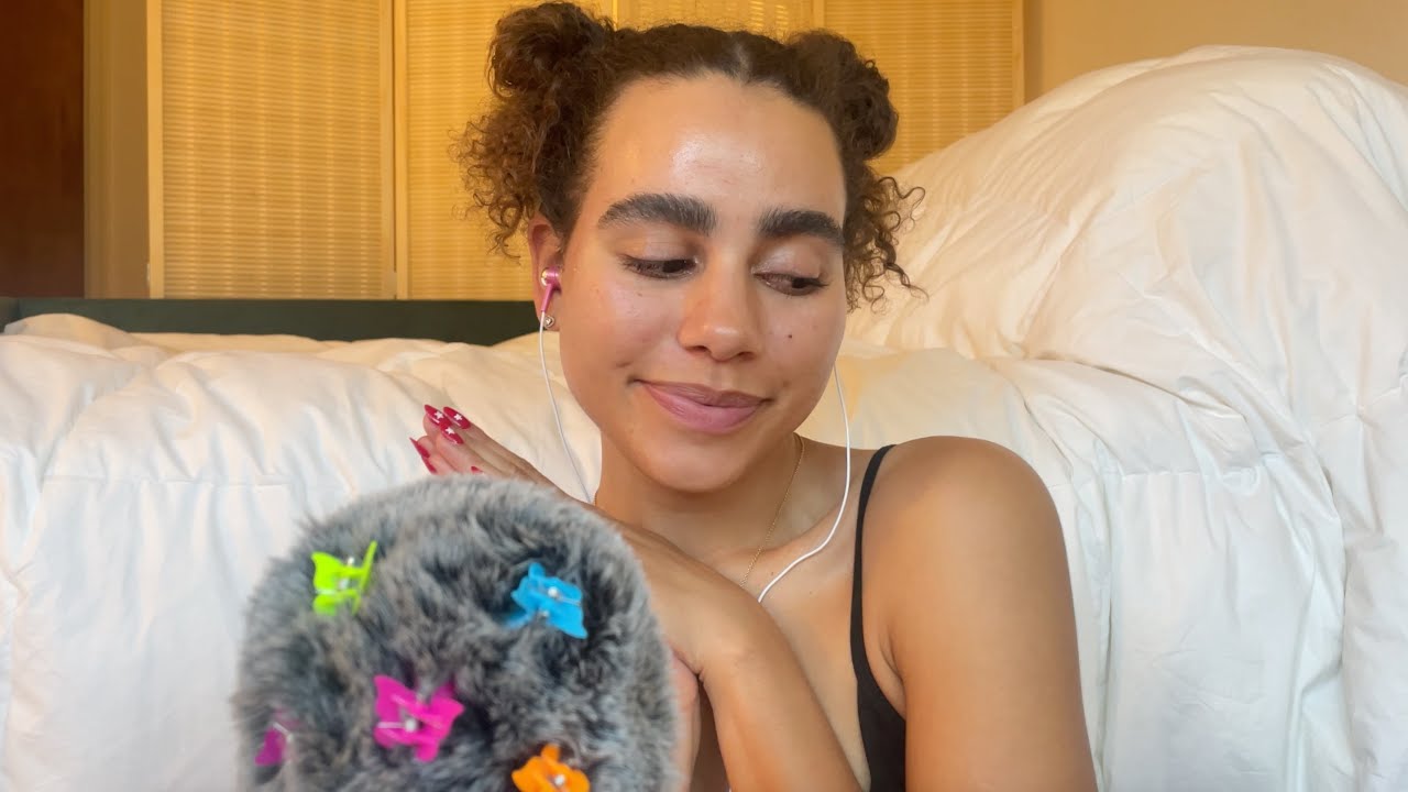 (hi again) chaotic whisper ramble + bug plucking asmr - YouTube