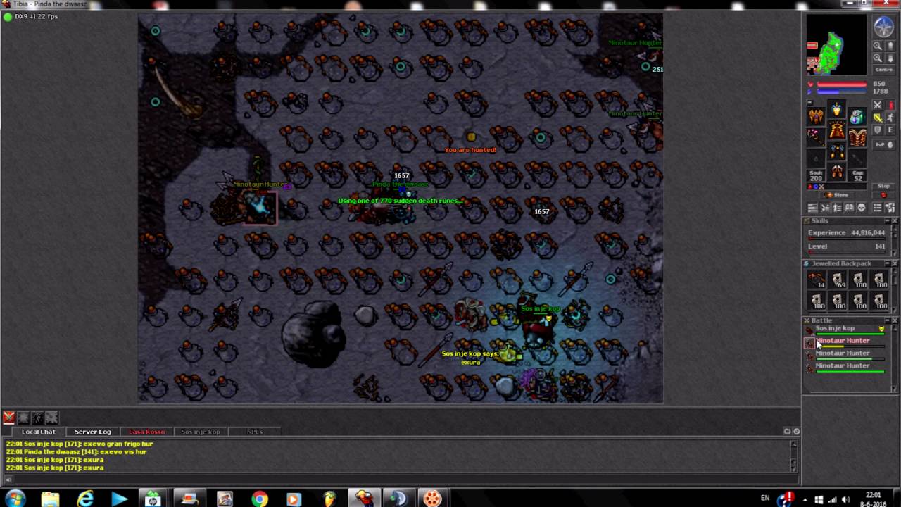 Tibia Sorcerer/Druid Hunt Spots - YouTube
