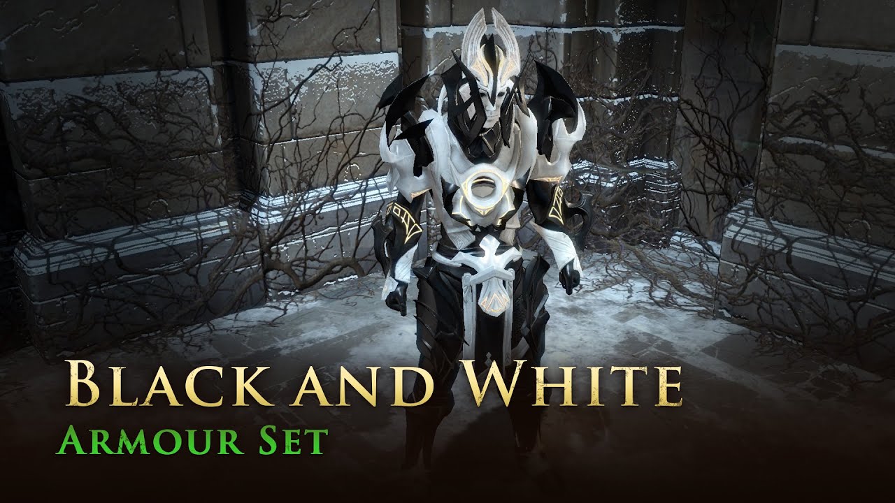 Path of Exile: Black and White Armour Set - YouTube