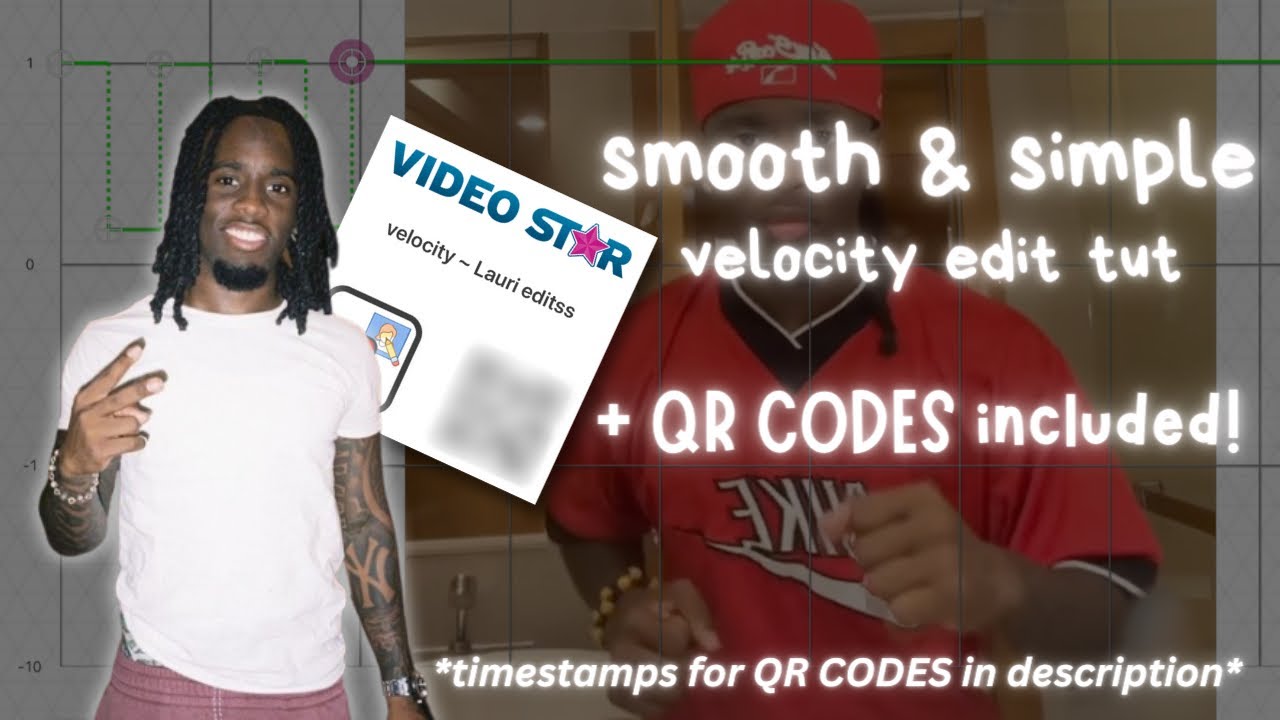 smooth & simple velocity edit tutorial for videostar + QR CODES/PRESETS INCLUDED - YouTube